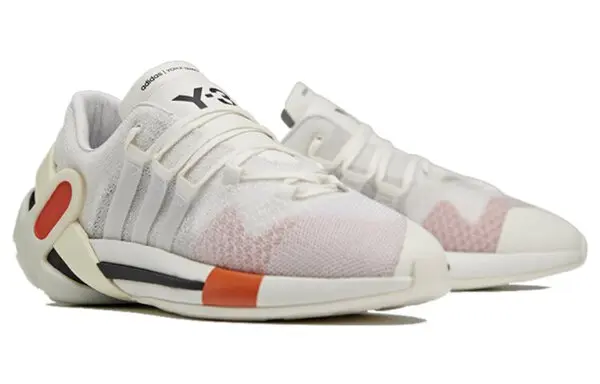 Adidas Y-3 Idoso Boost Sneakers - White/orange