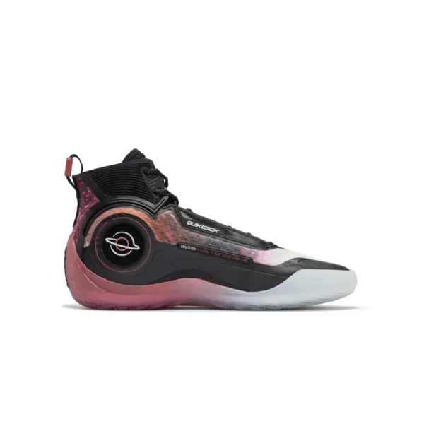 361 DEGREES Ag4 Soar "cosmic Energy" High Top Sneakers - Black/white/purple