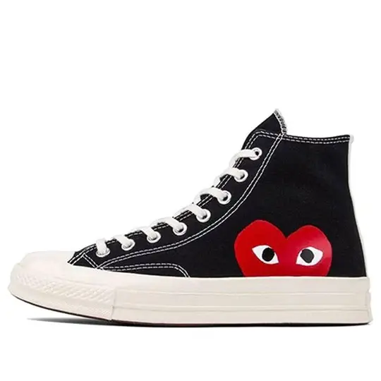 CONVERSE Chuck 70 Plus High Top Sneakers - Black/red
