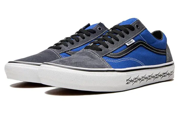 VANS Supreme X Old Skool 'barbed Wire - Gray/blue