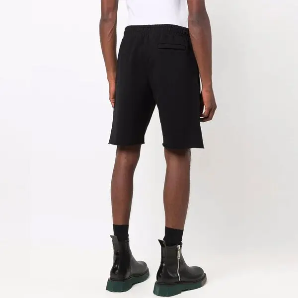 Off-White Fw21 Logo Pattern Sports Shorts - Black