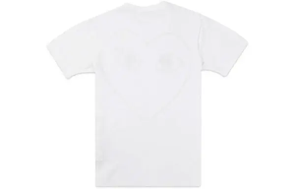Play Comme Des Garcon Outline Heart T-shirt