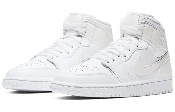JORDAN 1 Mid Sneakers - White
