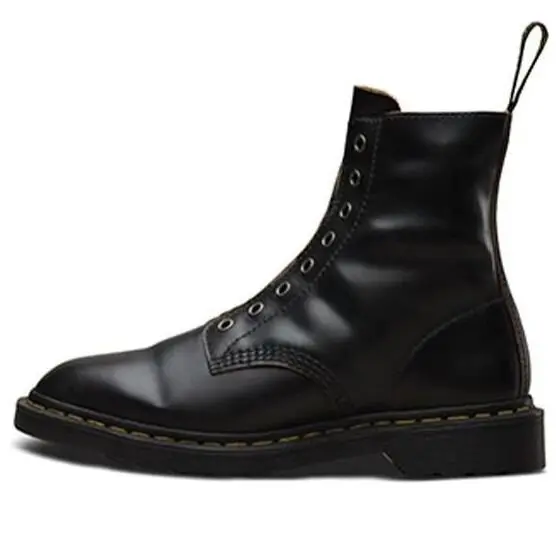 Dr. Martens 1460 Laceless Combat Boots - Black