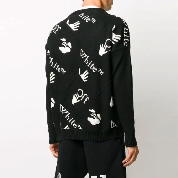 Off-White Logo Knit Pullover