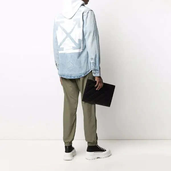 Off-White Ss21 Lapel Buckle Long Sleeves Shirt