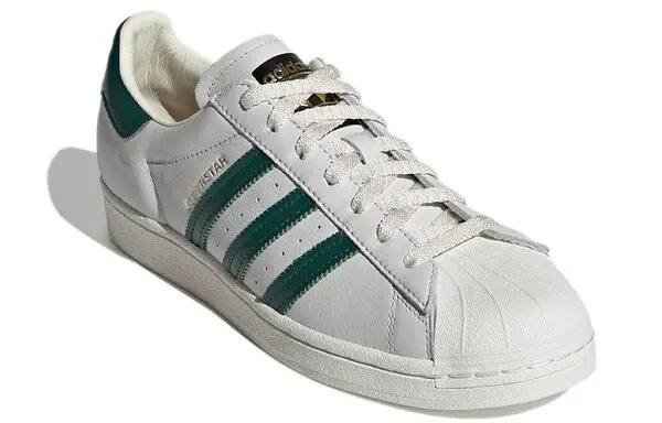 Adidas Superstar "off White Collegiate " Sneakers - Green