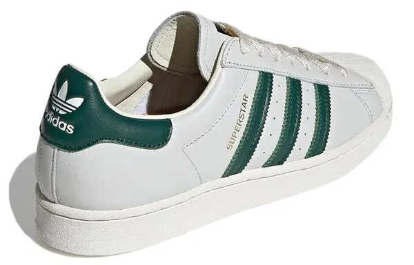 Adidas Superstar "off White Collegiate " Sneakers - Green
