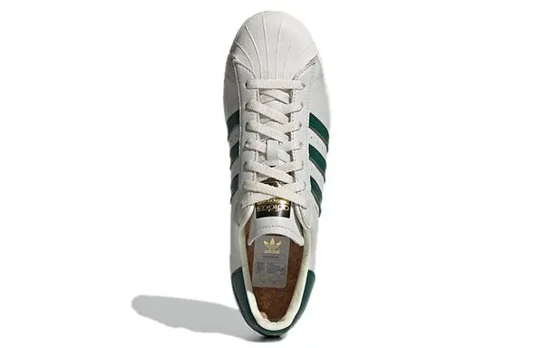Adidas Superstar "off White Collegiate " Sneakers - Green