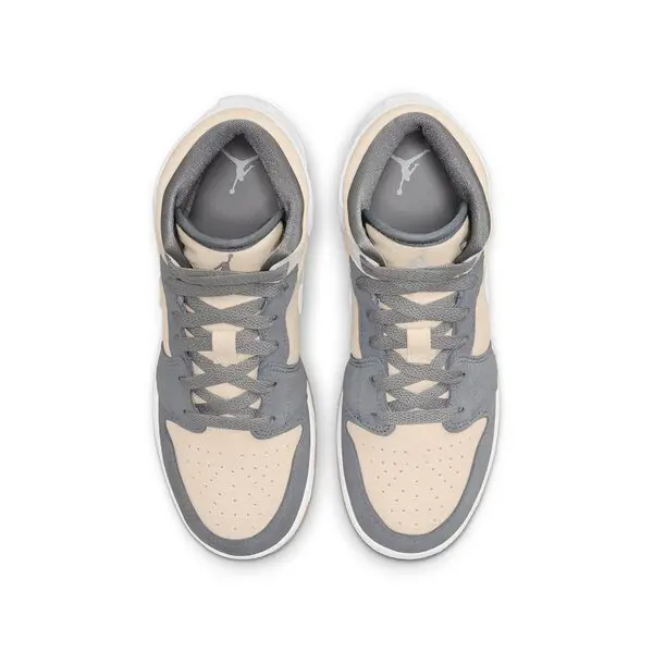 JORDAN 1 Mid Se Sneakers - White/grey