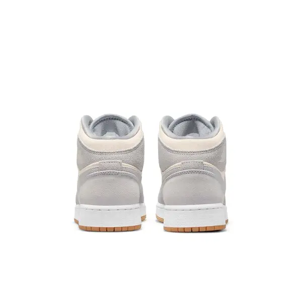 JORDAN 1 Mid Se Sneakers - White/grey