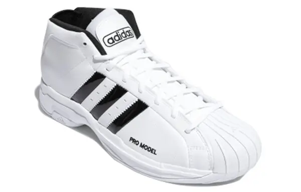 Adidas Pro Model 2g High Top Sneakers - White/black