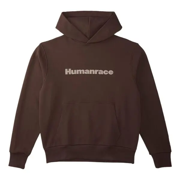Adidas X Pharrell Humanrace Logo Hoodie 'brown - Multi-color