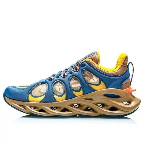 LI-NING Arc Athletic Sneakers - Blueorangeyellow