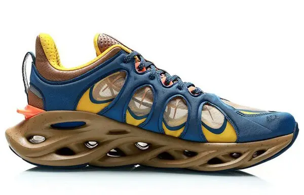 LI-NING Arc Athletic Sneakers - Blueorangeyellow