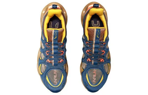 LI-NING Arc Athletic Sneakers - Blueorangeyellow