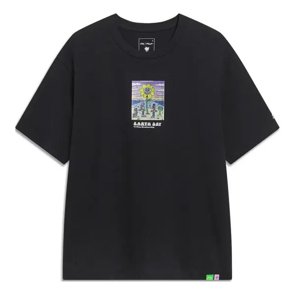 LI-NING X Steven Harrington Graphic T-shirt 'black