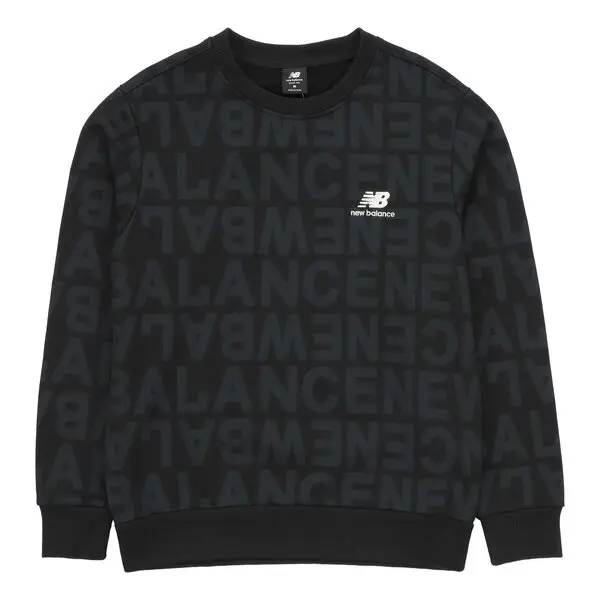 NEW BALANCE All-over Logo Crewneck Pullover