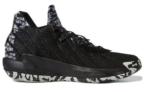 Adidas Dame "i Am My Own Fan Core " Sneakers - Black