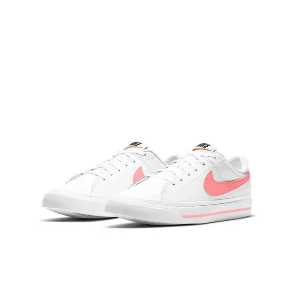 Nike Court Legacy Low Top Sneakers - White/pink