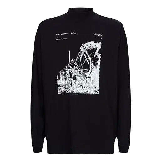Off-White Factory Mock Neck T-shirt - Black