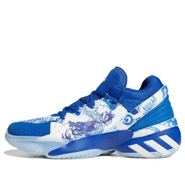 Adidas D.o.n. Issue #2 'kumu Clouds & Dragon' Sneakers - Blue/white