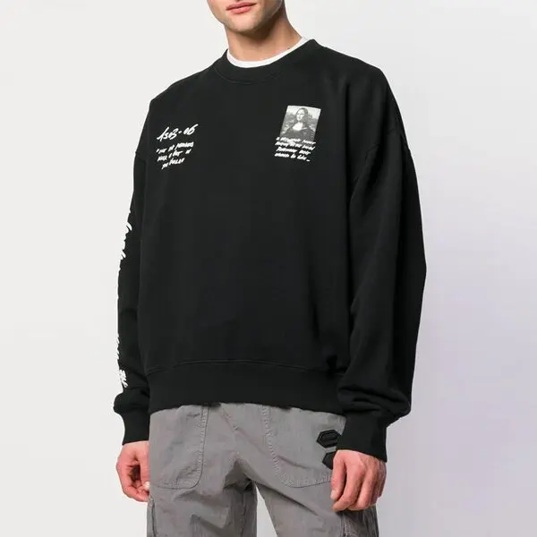 Off-White Mona Lisa Print Crewneck Sweater