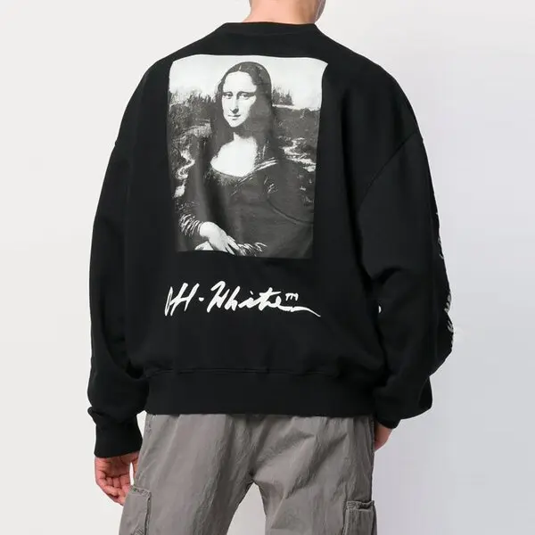 Off-White Mona Lisa Print Crewneck Sweater