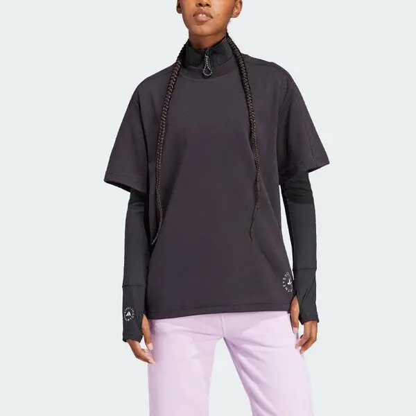 Adidas X Stella Mccartney Logo T-shirt - Black