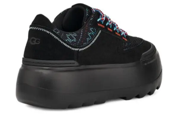 UGG Marin Mega Lace Heritage Braid Sneakers - Black