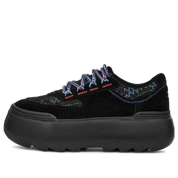 UGG Marin Mega Lace Heritage Braid Sneakers - Black