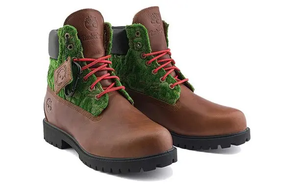 Timberland Heritage Black Pioneers 6 Inch Waterproof Lace-up Boots