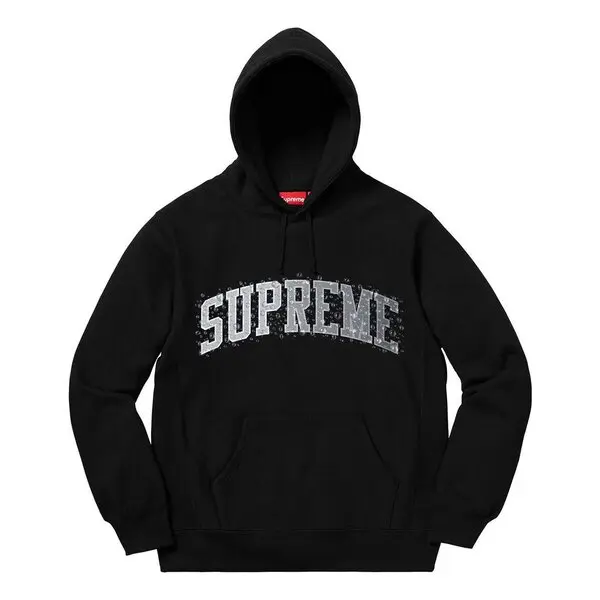 Supreme Water Arc Hooded Sweatshirt - Black