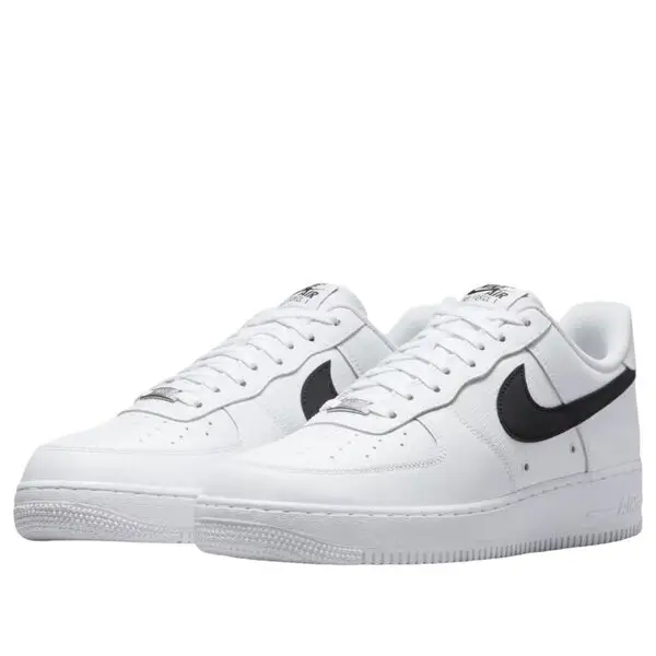 Nike Force 1 Low Top Sneakers - White/black