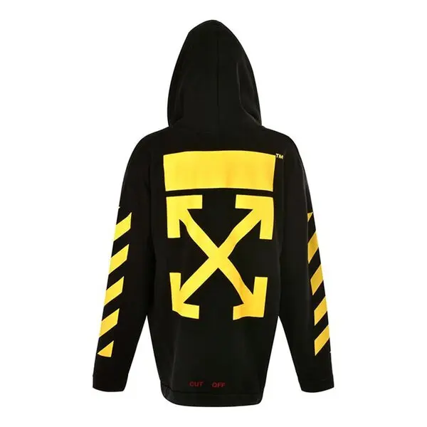 Off-White Arrows Sketch Logo Hoodie - Black