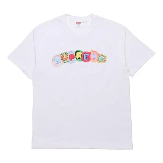 Supreme Week 7 Pillows Tee Logo Short Sleeve - White
