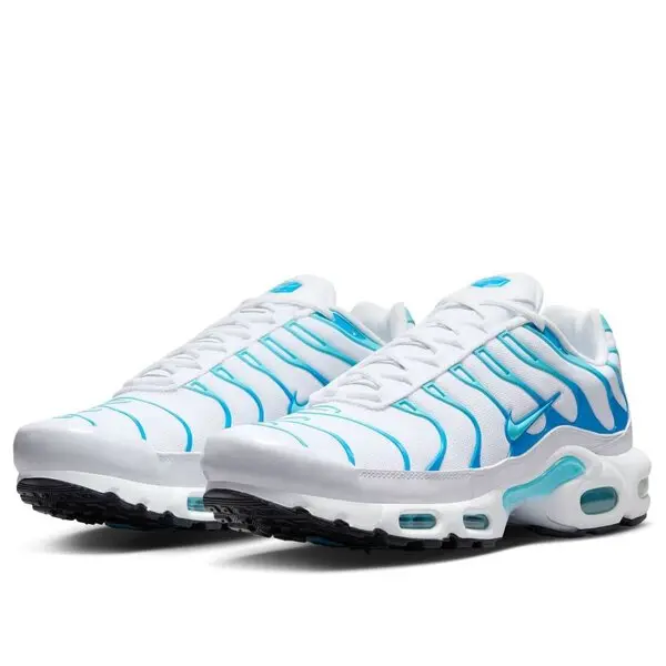 Nike Max Plus "white Polarized Blue - White/reflect Silver/black