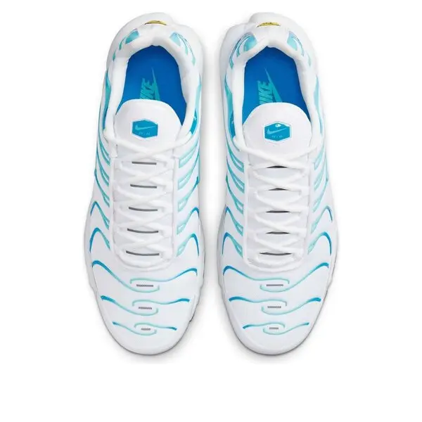 Nike Max Plus "white Polarized Blue - White/reflect Silver/black