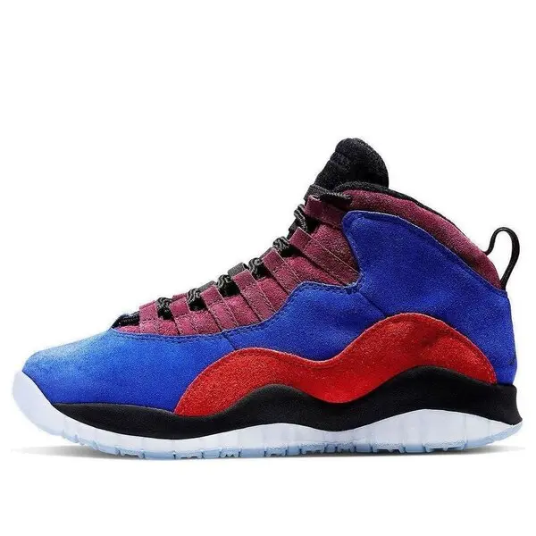 JORDAN Court Lux" Sneakers - Black/red/blue
