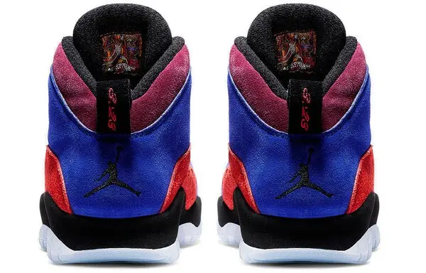JORDAN Court Lux" Sneakers - Black/red/blue
