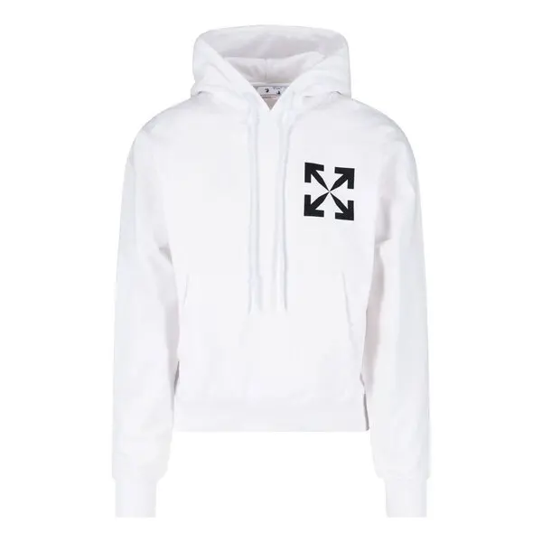 Off-White Logo Print Hoodie - Multi-color