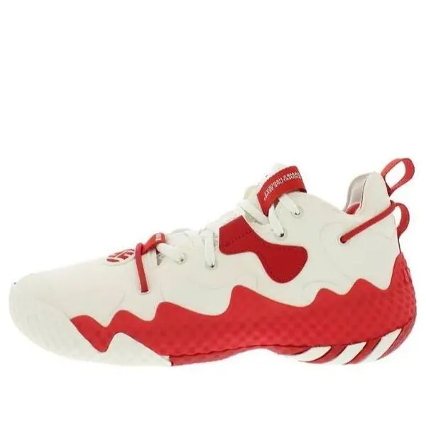 Adidas Harden Volume 6 Athletic Sneakers - Beige/red
