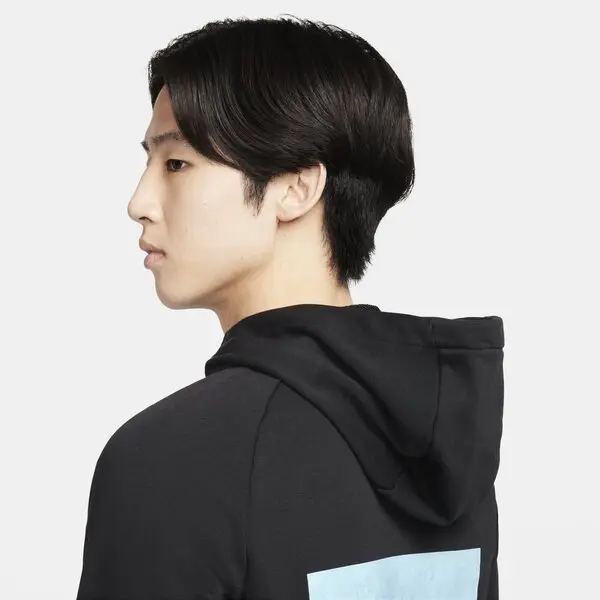 Nike Dri-fit Pullover Hoodie With Floral Graphic