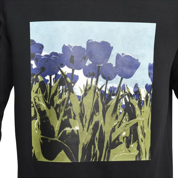 Nike Dri-fit Pullover Hoodie With Floral Graphic