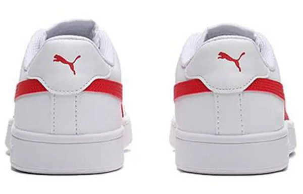 PUMA Smash V2 L Sneakers - White/red
