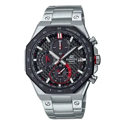 Casio Edifice Solar Powered Stainless Steel Chronograph Watch - Multi-color