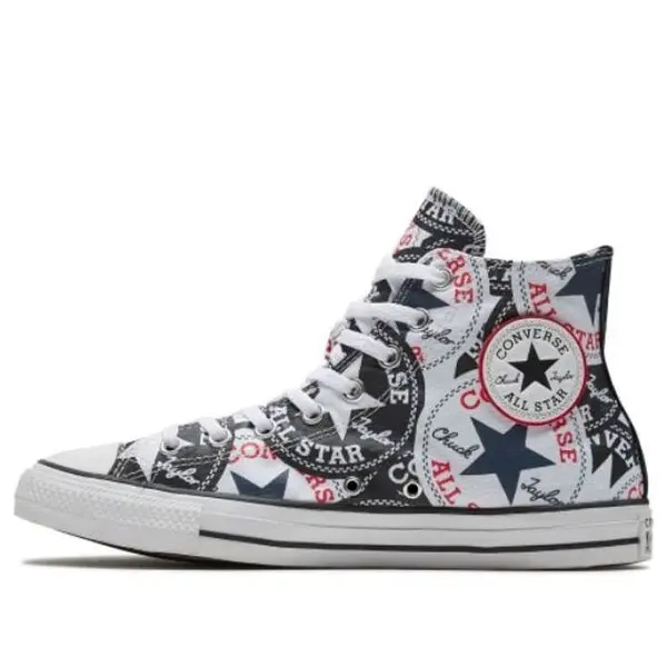 CONVERSE Chuck Taylor All Star High Top Sneakers - Black/white/red