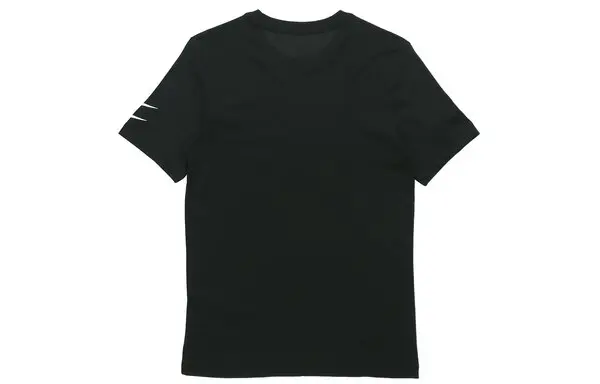 Nike Alphabet Logo Graphic Short Sleeve T-shirt - Black