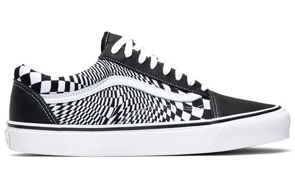 VANS End. X Old Skool Lx 'vertigo' Lace Up Sneakers - Black/white