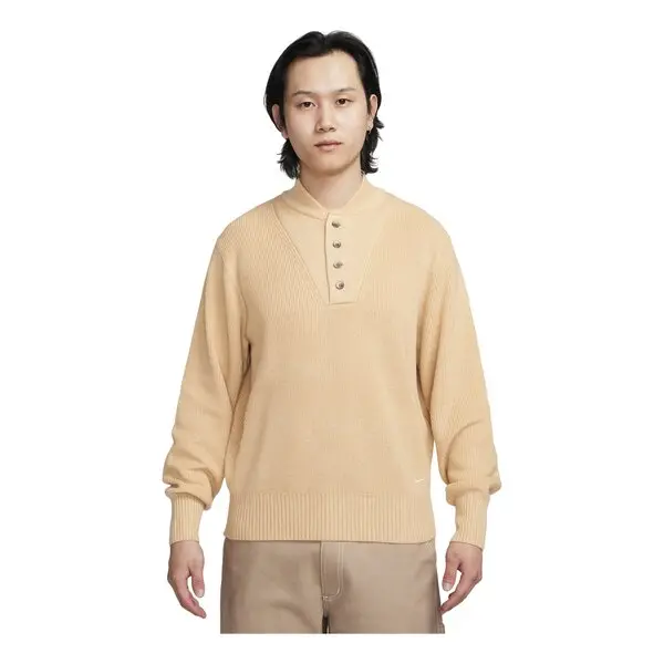 Nike Long-sleeve Military Henley Sweater